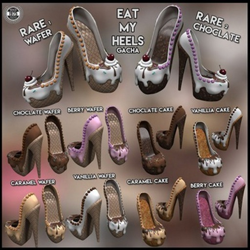 Second Life Marketplace Since1975 Eat My Heels M Choclate Rare